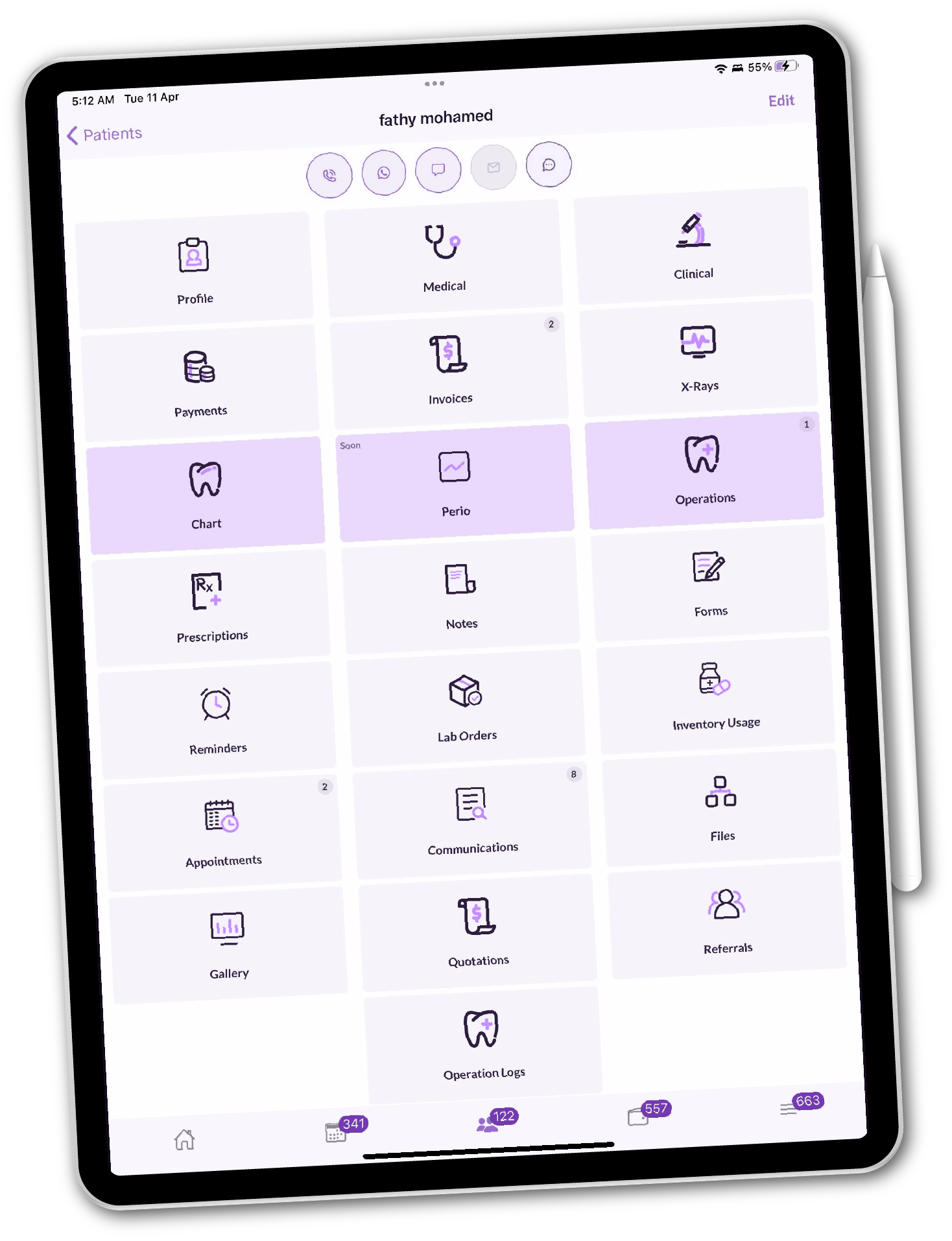 Dashboard – Medicolize