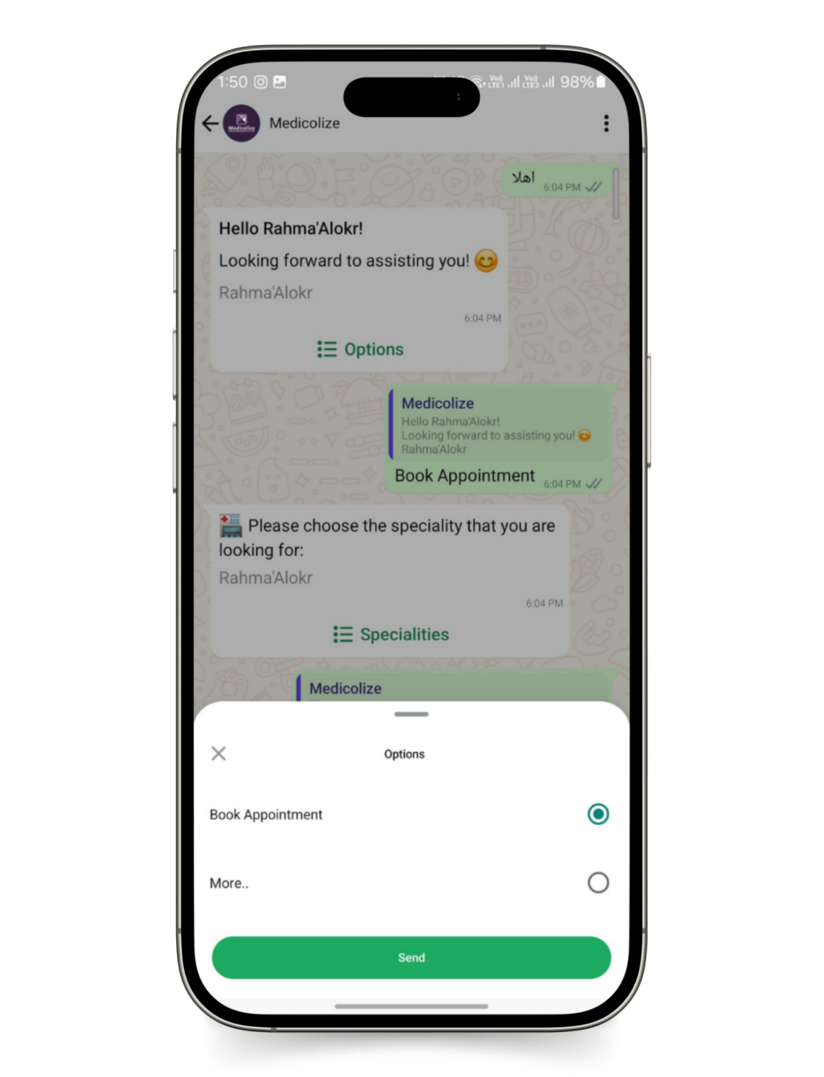 Appointment & Reservation – Medicolize